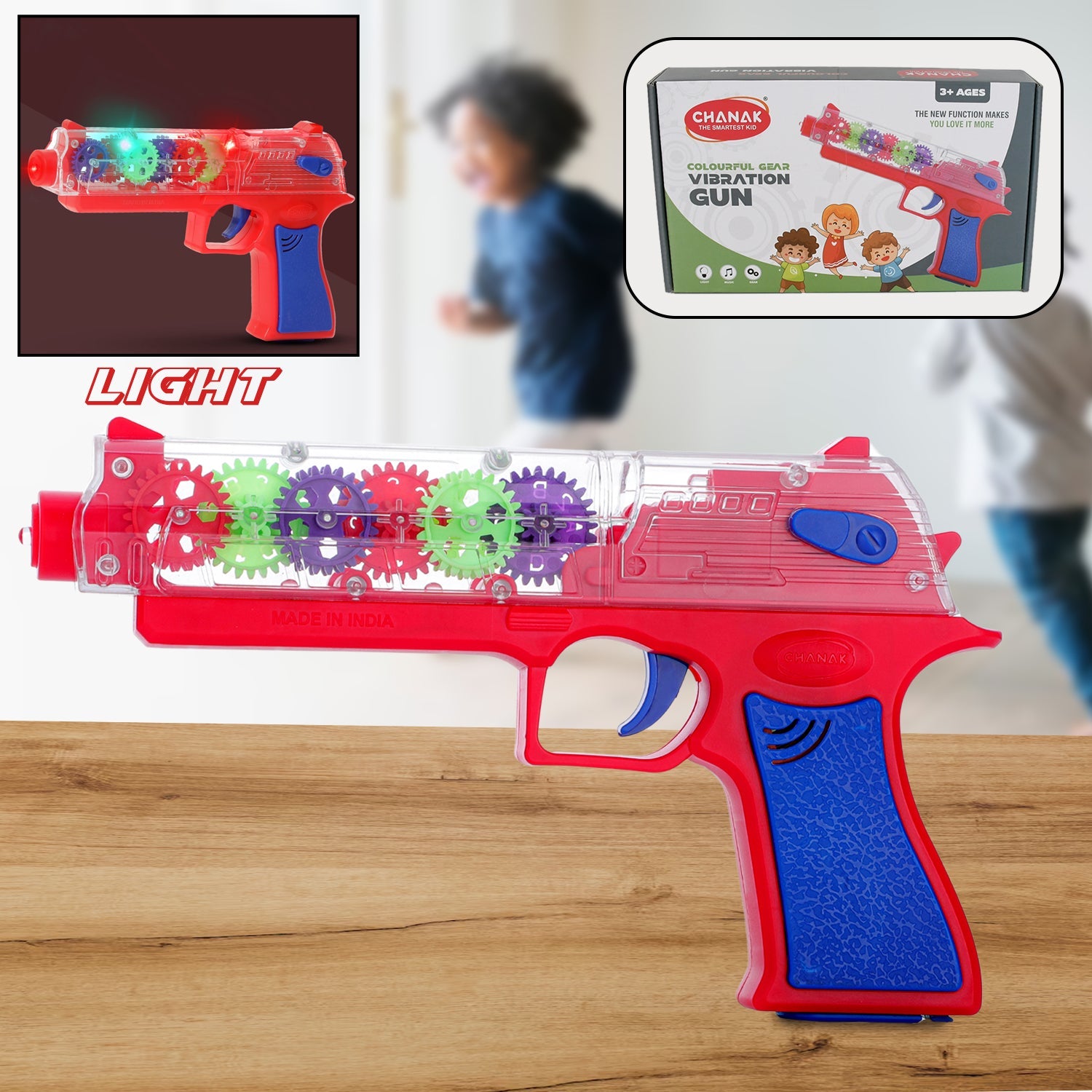 Buy Kids' Toy Gun with Plastic Gear Simulation | DeoDap – shopbyte
