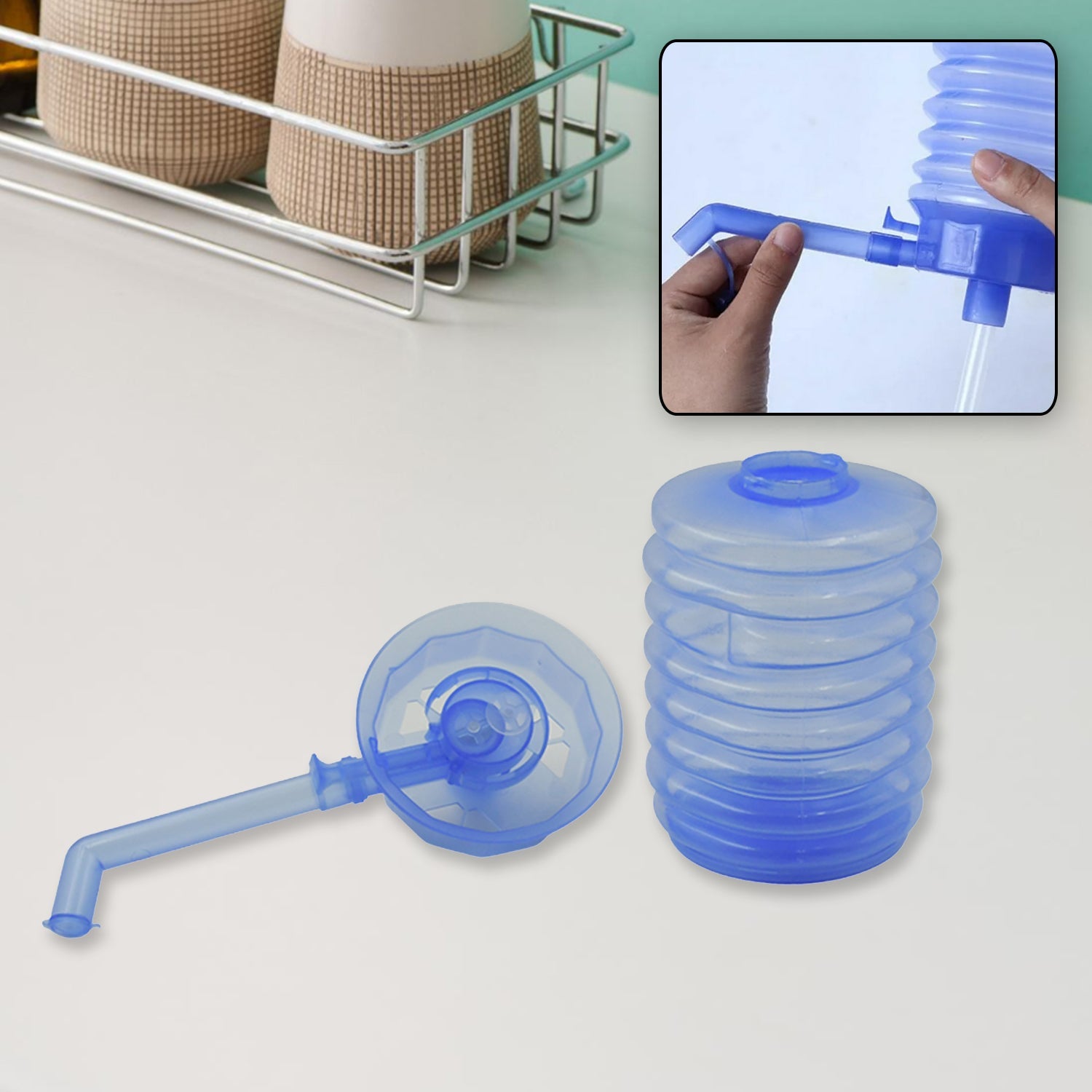 Manual Drinking Water Pump (1 Pc): Hand Press Dispenser, Household ...