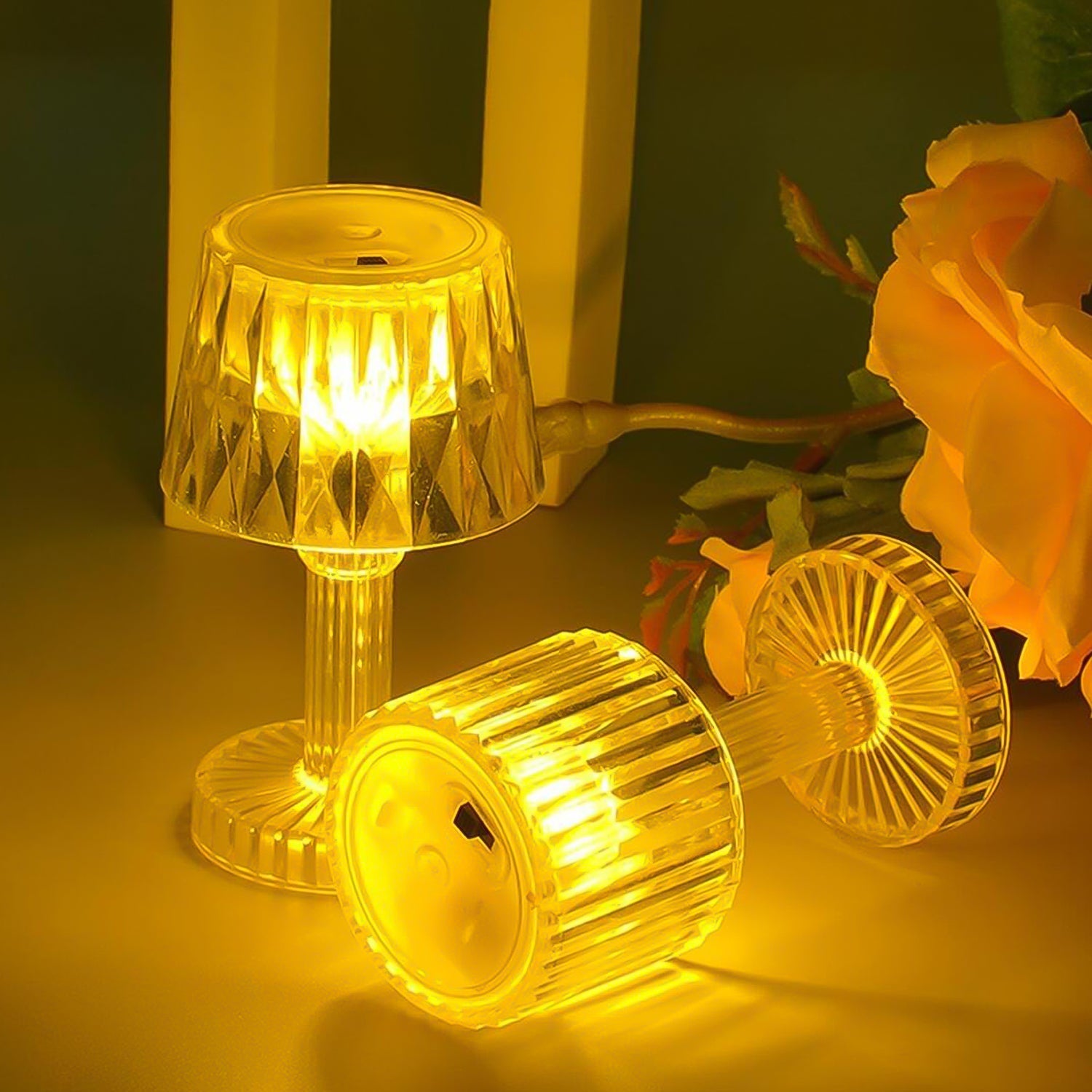 LED Candle lamp, Table Lamp Portable Plastic Lamps (1 Pc / Small ...